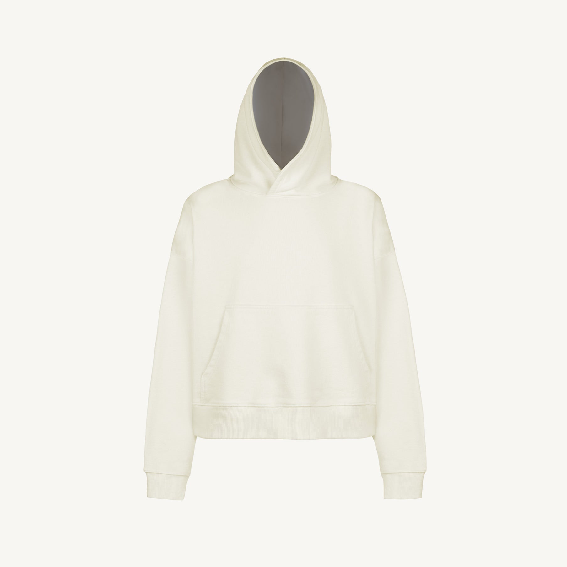 Vintage White Oversized Boxy Hoodie. – WATC STUDIO