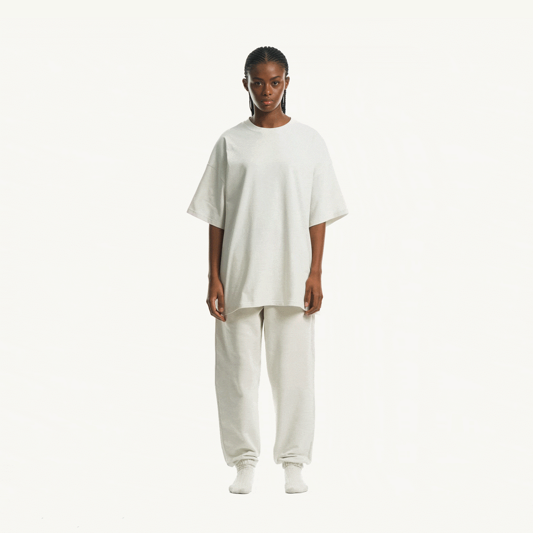 Vintage White Oversized Tee. – WATC STUDIO