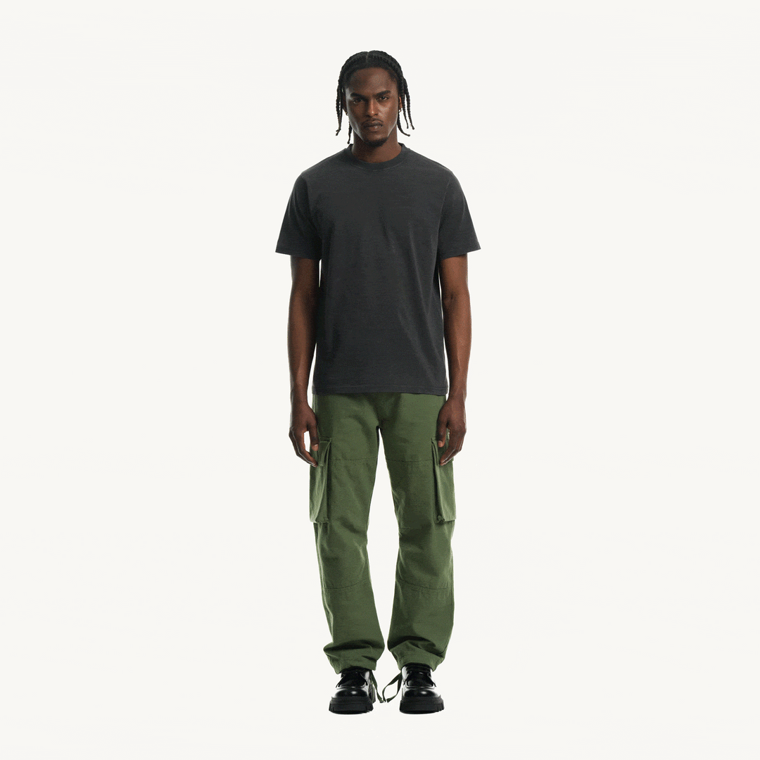 Vintage Black Regular Tee. – WATC STUDIO