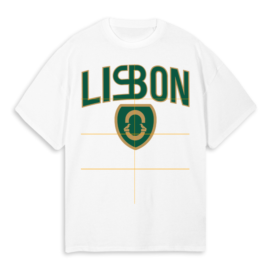 LSBN White Oversized Tee. – WATC STUDIO