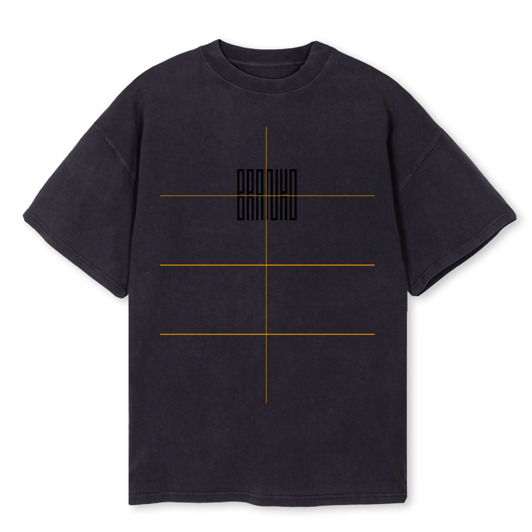 BRANKO SOM Vintage Black Oversized Tee. – WATC STUDIO