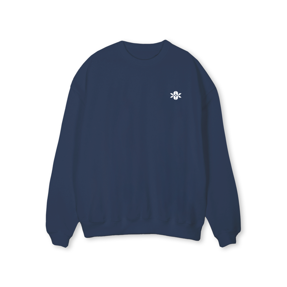 CREWBIRDP KHLK Navy Blue Regular Crewneck Sweater. – WATC STUDIO