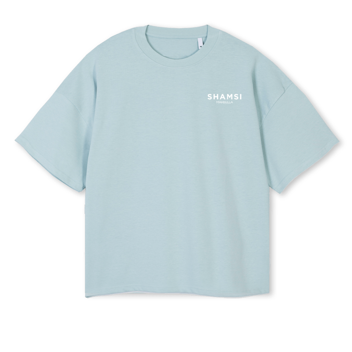 TEESH Cold Blue Oversized Boxy Tee. – WATC STUDIO