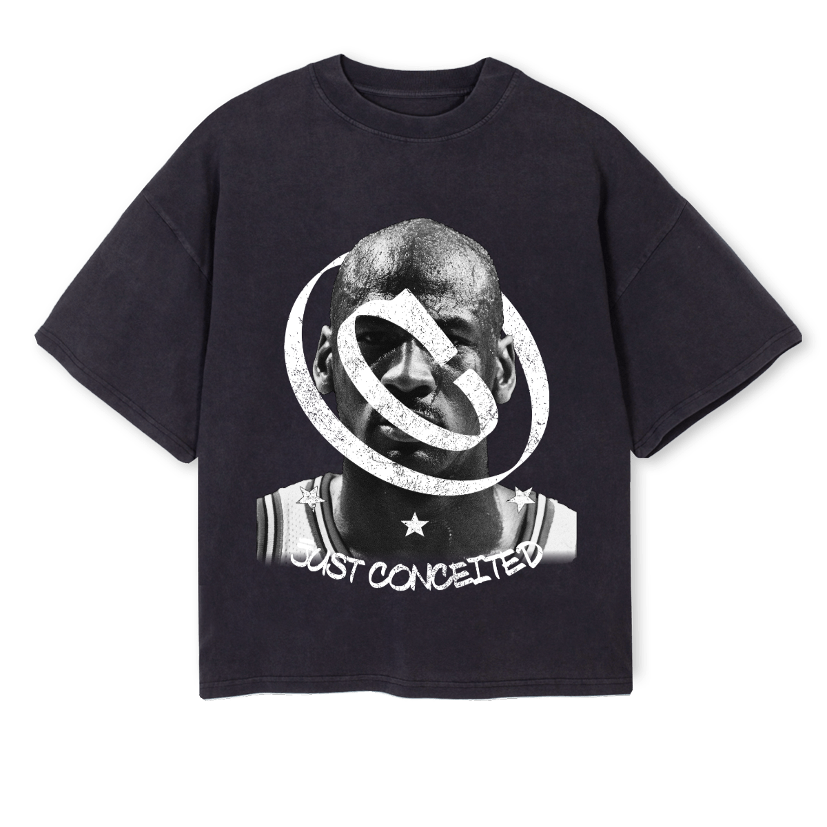 GAMETIME Vintage Black Oversized Boxy Tee. – WATC STUDIO