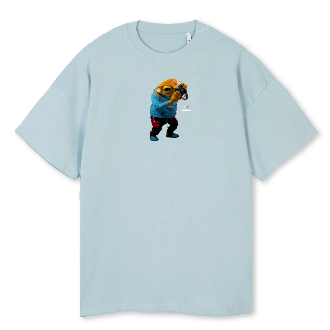 AZULITO Cold Blue Oversized Tee. – WATC STUDIO