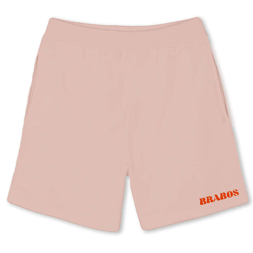 PINCLAYSHORT BRBS Pink Clay Relaxed Sweatshorts. – WATC STUDIO
