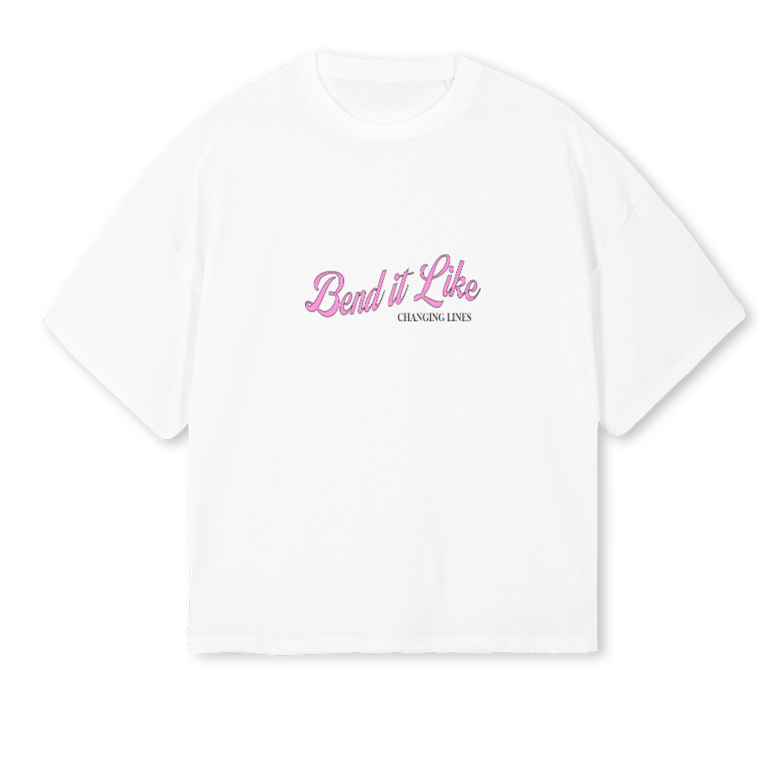 BECKHAM White Oversized Boxy Tee. – WATC STUDIO