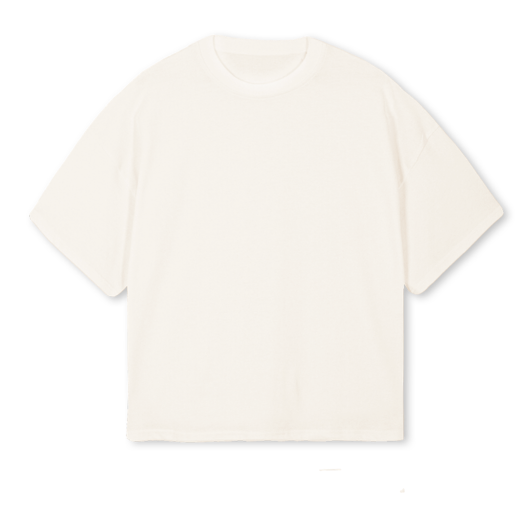 TSH PMS Vintage White Oversized Boxy Tee. – WATC STUDIO