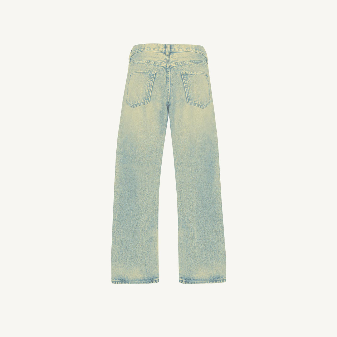 Faded Burn Light Blue Loose Fit Jeans. – WATC STUDIO