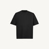 Black Oversized Boxy Tee. – WATC STUDIO