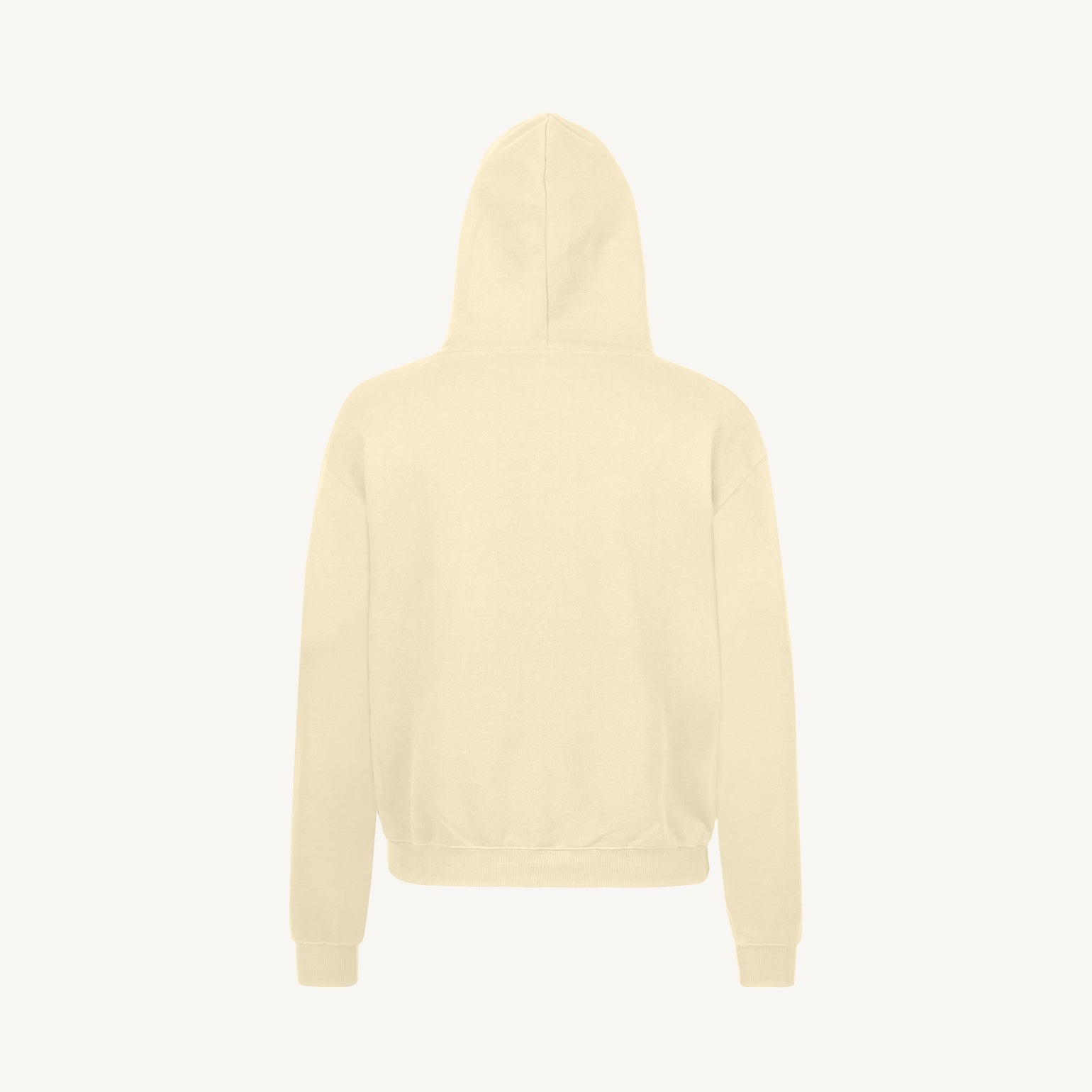Cream Oversized Hoodie. – WATC STUDIO