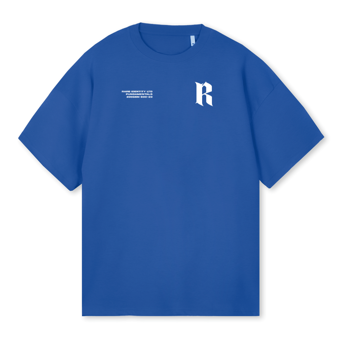 ES SHIRT BOW Cobalt Blue Oversized Tee. – WATC STUDIO