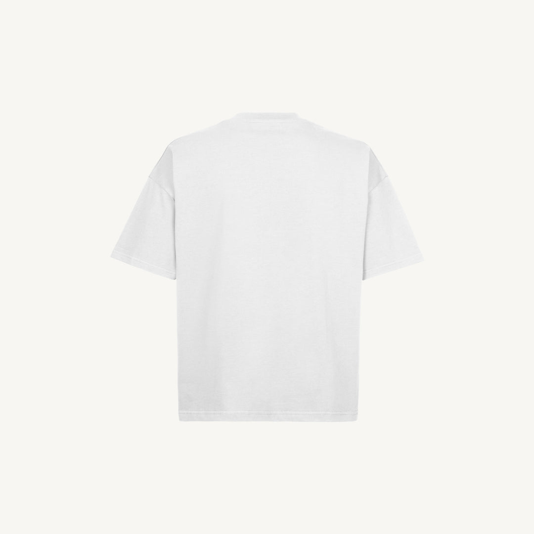 White Oversized Boxy Tee. – WATC STUDIO