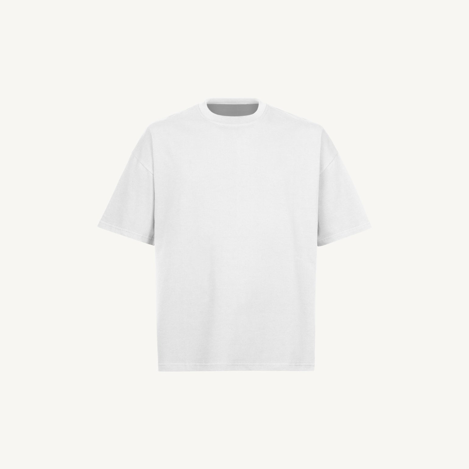 White Oversized Boxy Tee Mockups. – WATC STUDIO