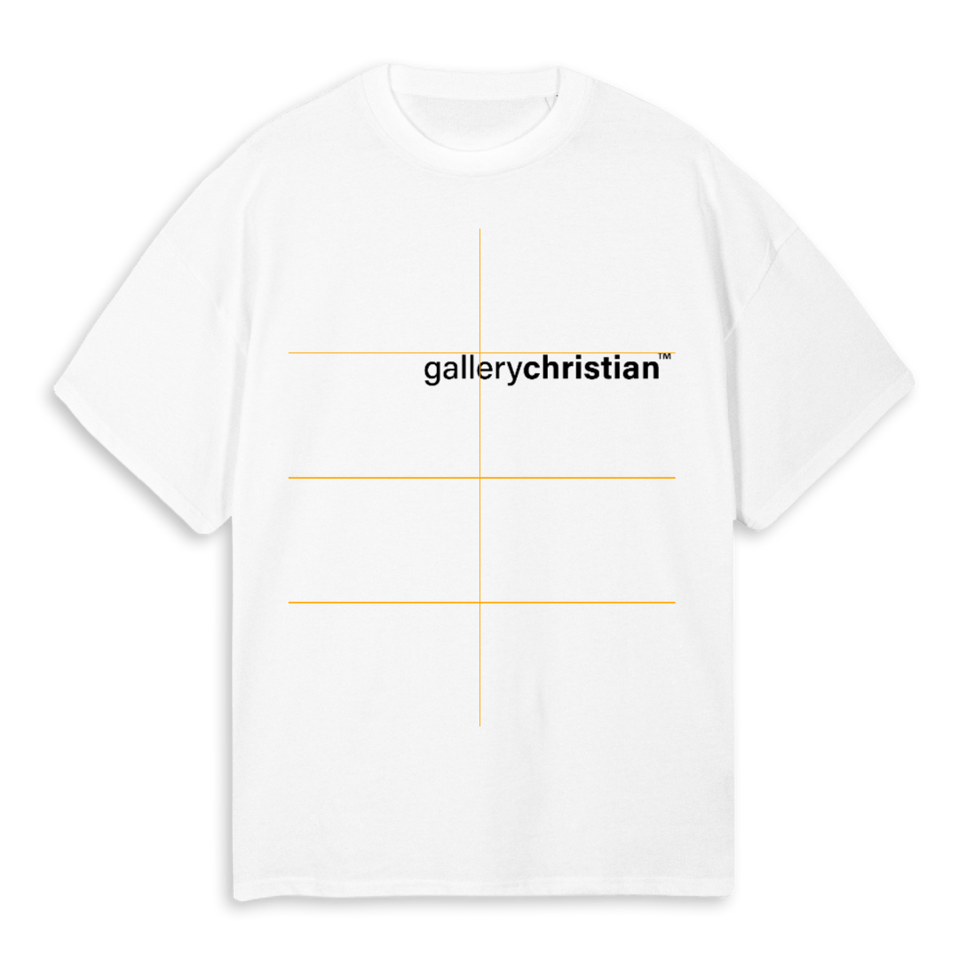 SIGNATURE White Oversized Tee. – WATC STUDIO