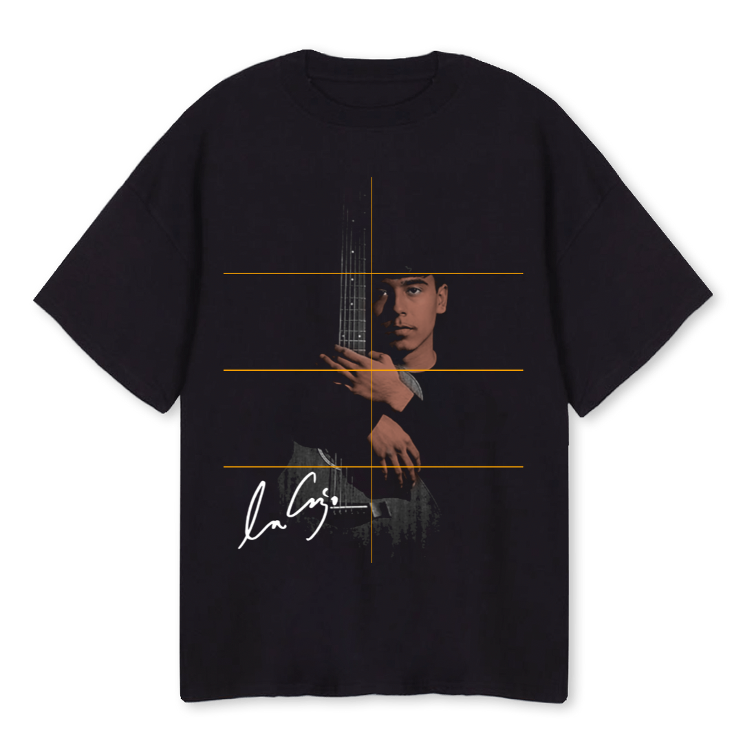 IVAN Black Oversized Tee. – WATC STUDIO