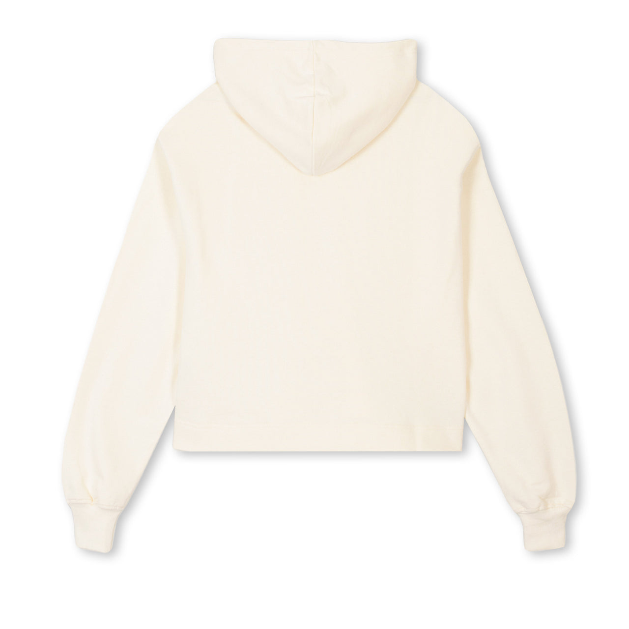 Cream Cropped Hoodie. – WATC STUDIO